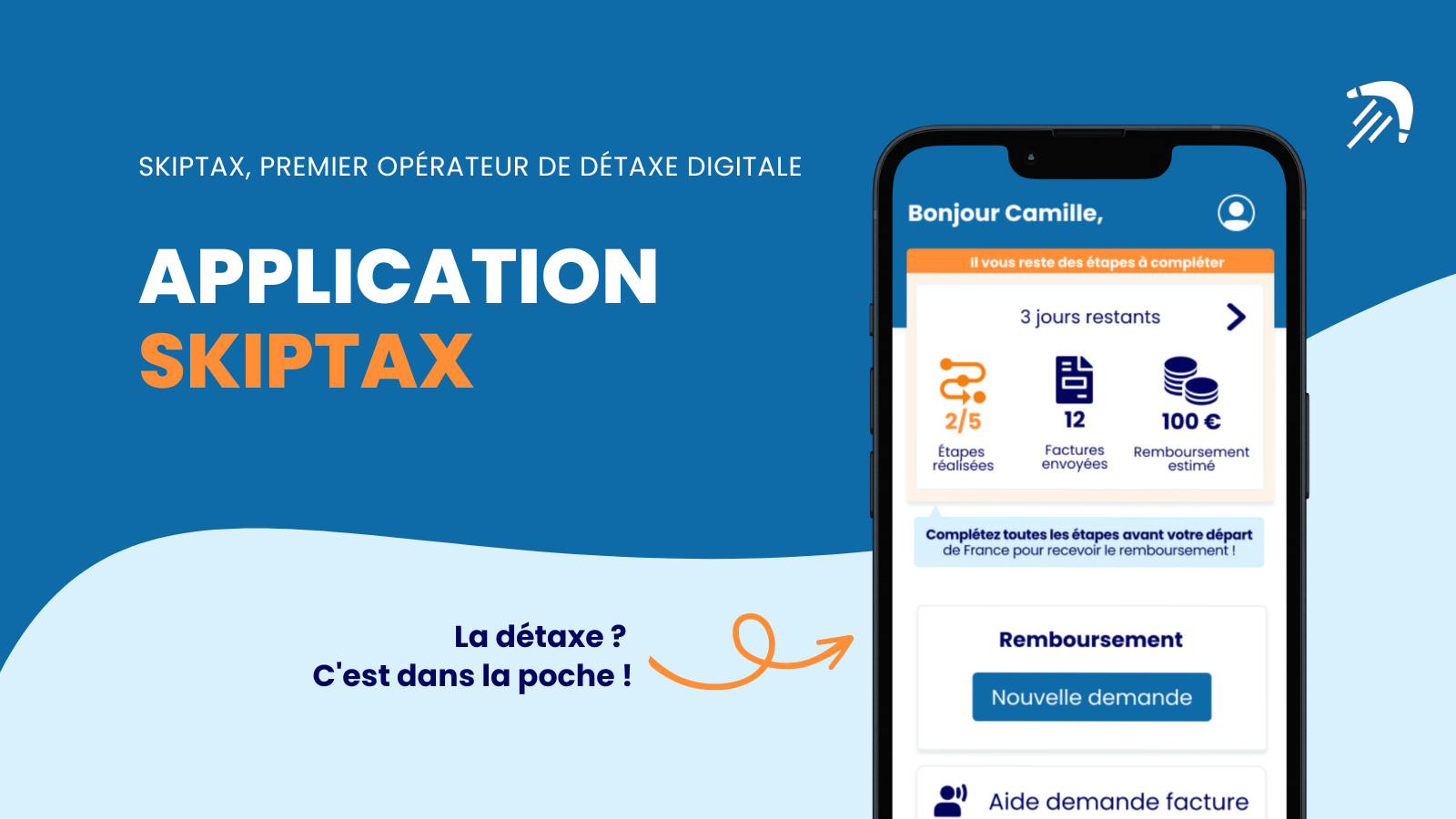 Fast sign up FR - SkipTax - France's N°1 digital tax refund
